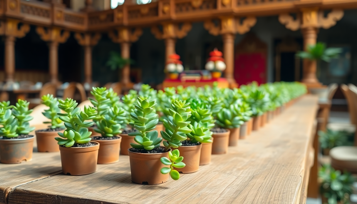 Jade Plants: The Eco-Friendly Wedding Favor Trend Taking Bangalore by ...