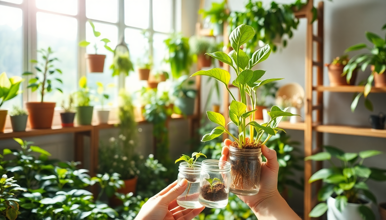 Grow Your Own Indoor Oasis: A Guide to Propagating Plants from Cutting ...