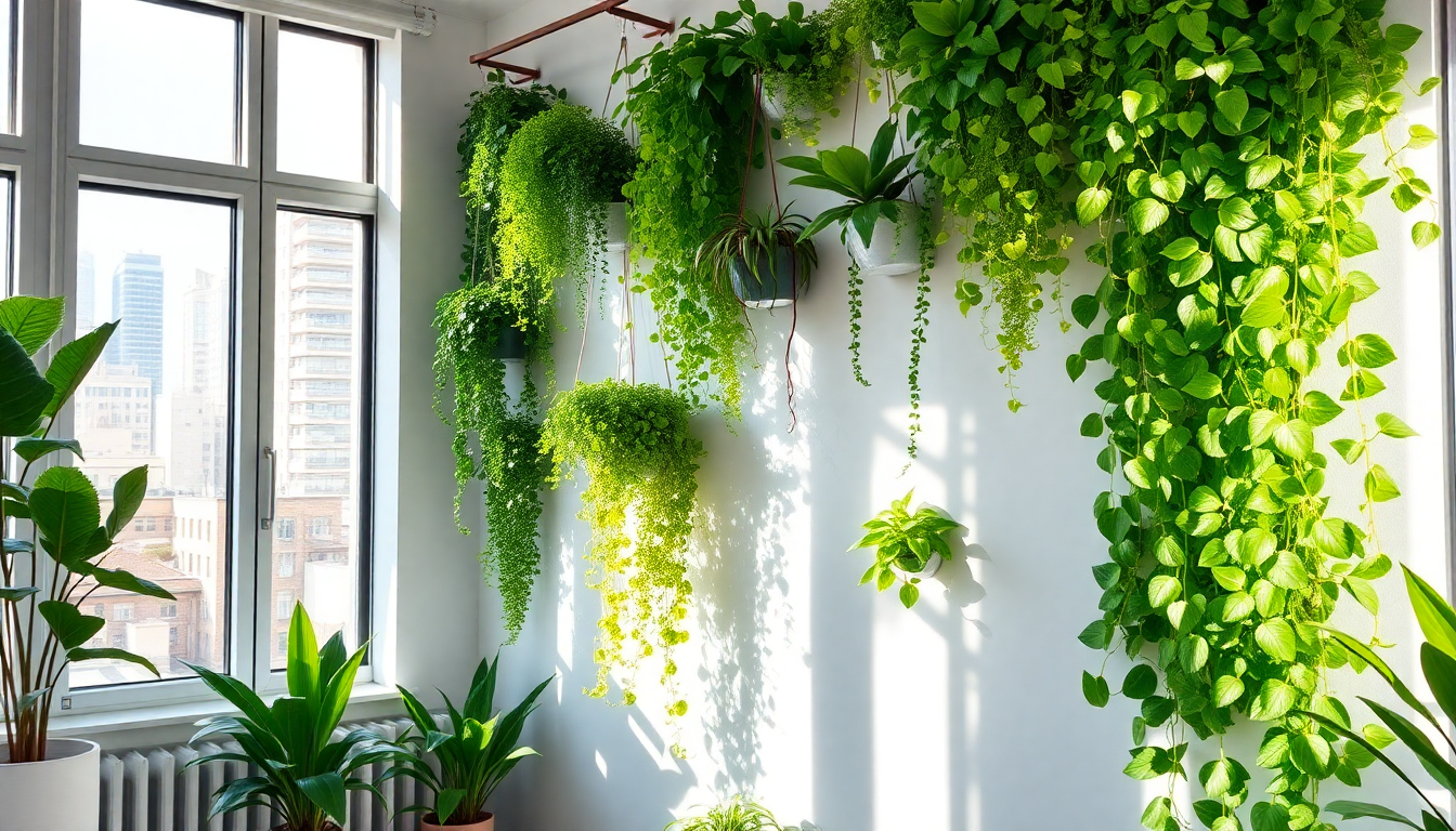 Vertical Plant Setup Ideas Using Hanging Plants in HSR Layout – Idyl H
