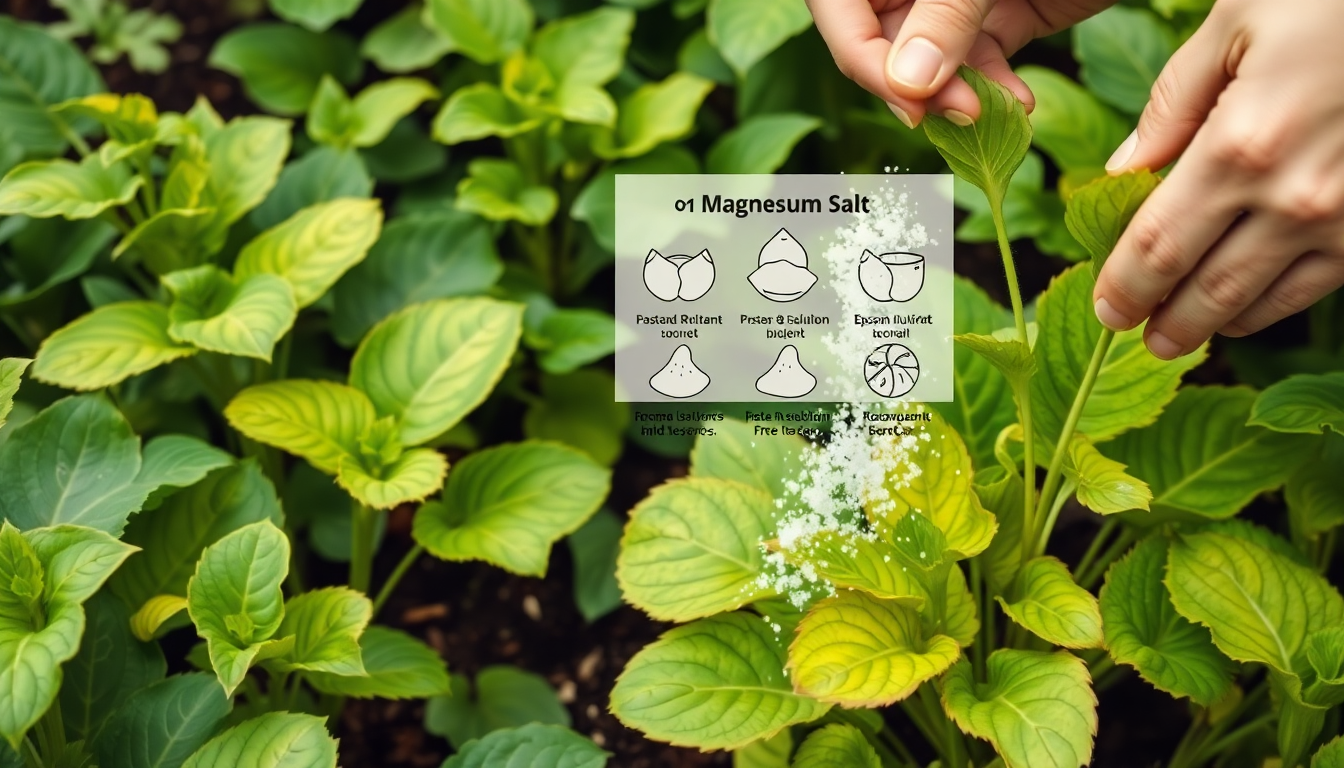 How to Identify and Fix Magnesium Deficiency in Plants Using Epsom Sal ...
