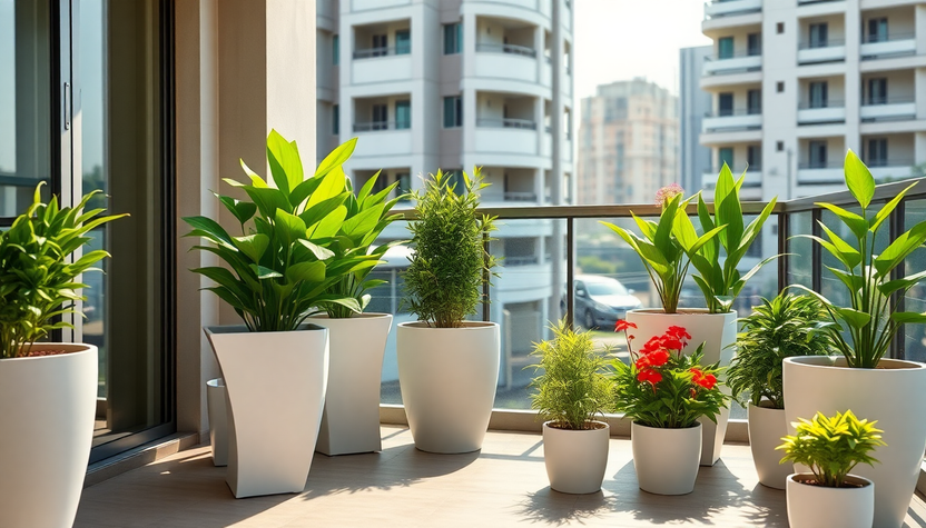 Why FRP Pots are the Perfect Choice for Balconies in HSR Layout – Idyl